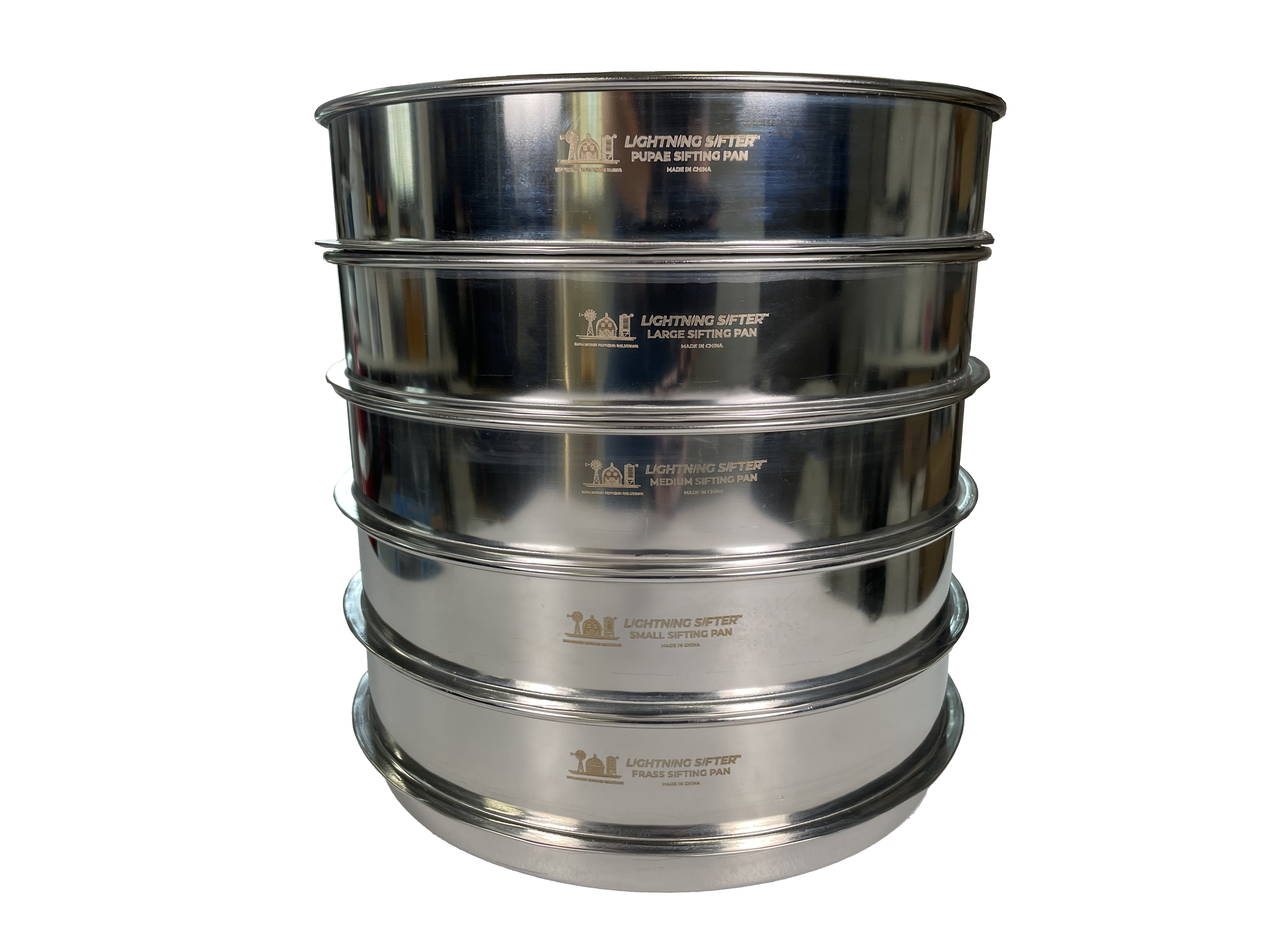 Bundled D-11 LIGHTNING SIFTER™ Pan Sifters (1st Gen) – Mealworm Farming ...